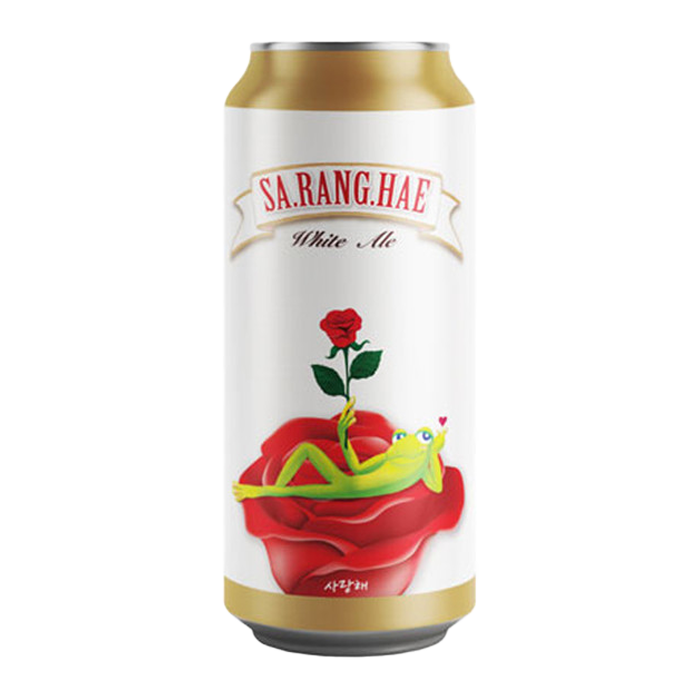 사랑해 화이트 에일 - 캔 500mL(Sa.Rang.Hae White Ale) - 벨루가